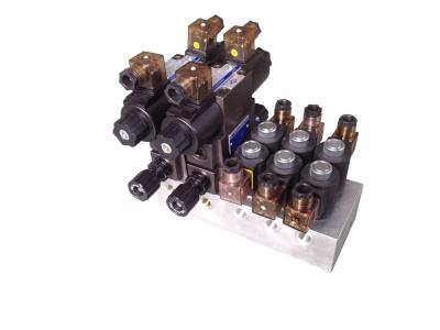 China G3/8 Hydraulic Flow Control Valve System , 210 Bar Hydraulic Stack Valves for sale
