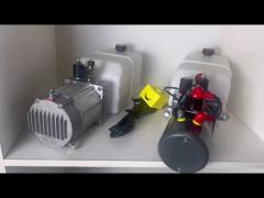 Horizontaal Mini Hydraulic Power Packs For die Wing Vehicle gelijkstroom 12v vliegen