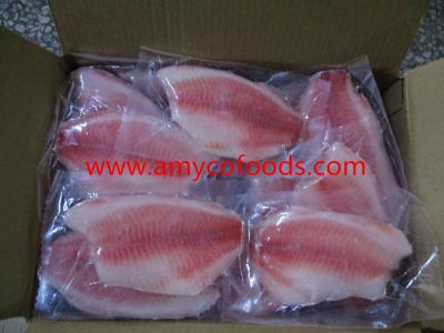 China Frozen tilapia fillets high glazing and low price for sale
