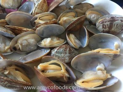 China High quality frozen boiled short neck clam meat with competitive price for sale