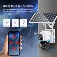 China HILVISION 4G Solar Dome Camera 1080P Night Vision Waterproof Outdoor Security with Motion Tracking for sale