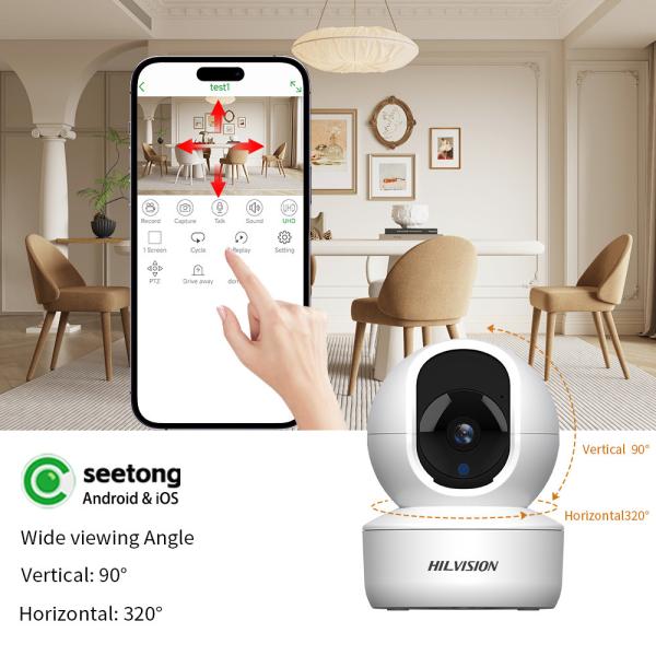 Quality Convenient and Compact 3MP Internet Camera One-Key Dormancy PAN-TILT Function for sale