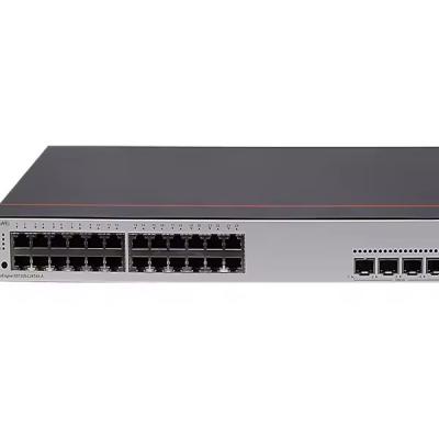China S5735-S24T4XE-V2 Enterprise CloudEngine Network Switches Stock en 24 10/100/1000 poorten Te koop
