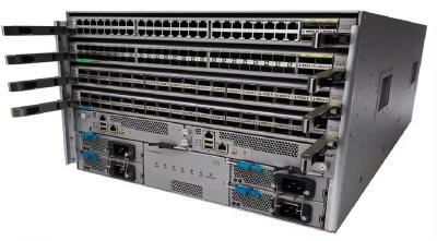 China VLAN Support Function Original Nexus 9500 Series 4-Slot Core Network Switch N9K-C9504 for sale