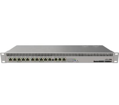 China Mikrotik RB1100AHx4 Router with 13xGigabit Ethernet Ports and ARM 32bit AL21400 CPU for sale