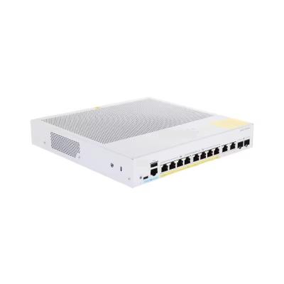 China Stock GE C1300-8FP-2G Combo Network Switch Full PoE 8-Port with 2x1G SNMP LACP QoS Stackable Function for sale