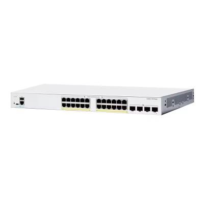China POE Function 1300 Series 24-Port GE Network Switch C1300-24P-4G 4x1G with 4x1G Speed for sale