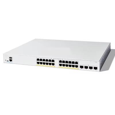 China POE Function 1300 Series 24-Port GE Network Switch C1300-24P-4G 4x1G with 4x1G Speed for sale