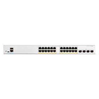 China POE Function 1300 Series 24-Port GE Network Switch C1300-24P-4G 4x1G with 4x1G Speed for sale