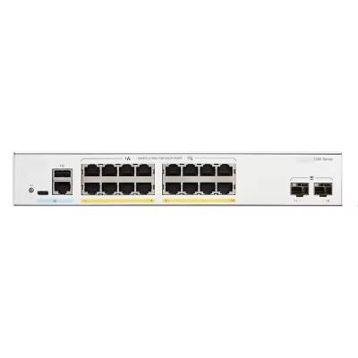 China 16-Port POE Switch C1300-16FP-2G GE c1300 Series with SNMP Function and 1 GB DDR4 DRAM for sale