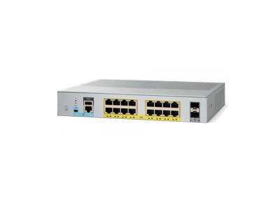 China 16 Port GigE 2 x 1G SFP LAN Lite Network Access Switches WS-C2960L-16TS-LL for Networking for sale