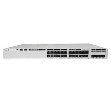 China 250G Switch Capacity C9200L-24T-4G-E 4x1G SFP 24 Port Uplink Ethernet Network Switches for sale