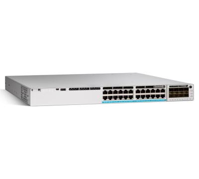 China 24 Port C9300 Managed Gigabit Switch with 4x1G SFP and Data Only Network Essentials for sale