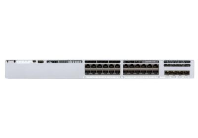 China 24 Port C9300 Managed Gigabit Switch with 4x1G SFP and Data Only Network Essentials for sale