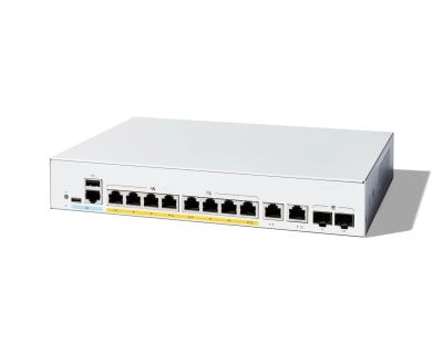 China 8 Port C1300-8FP-2G GE 2x1G Combo Gigabit Network Full POE Switches Data Transmission for sale