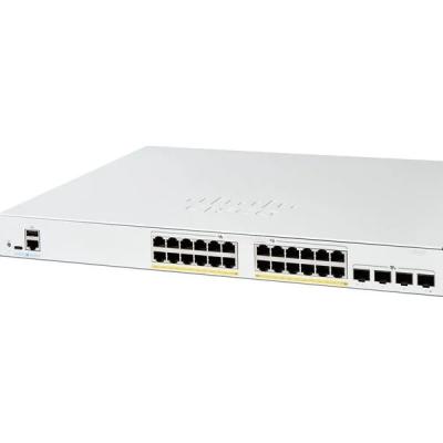 China Stock 10 Gigabit Enterprise C1200-24P-4X 24 Port Ethernet Smart Network Poe Switch for sale