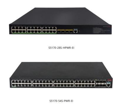 China 48*10/100/1000BASE-T Ports 6*1G/10G BASE-X SFP Plus AC PoE -Network Switches S5170-54S-PWR-EI SNMP Function L2 Ethernet Switch for sale