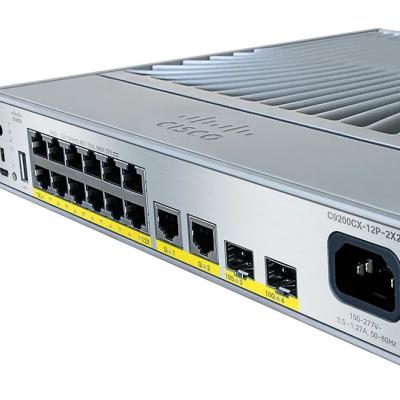China Upgrade to C9200CX-8P-2X2G-A Network Switch for Backpressure Half-Duplex Communication for sale