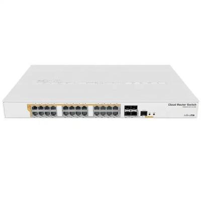 China Mikrotik CRS328-24P-4S RM 24-Port PoE Gigabit Network Switches with 10 Gigabit Ports for sale