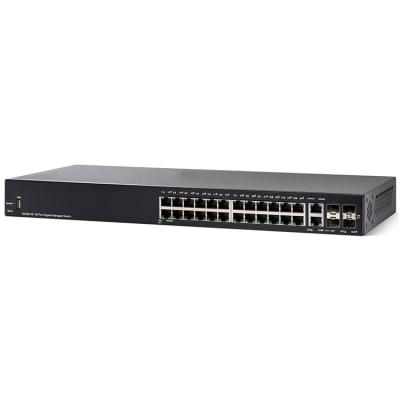China Advanced SNMP Capability for 250G Switch Capacity in SG350X-24-K9 Network Switch for sale
