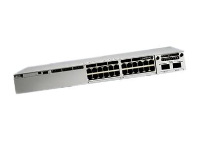 China 24-Port C9200L-24T-4G-E Network Switch with Fixed Redundant Fans and SNMP Function for sale
