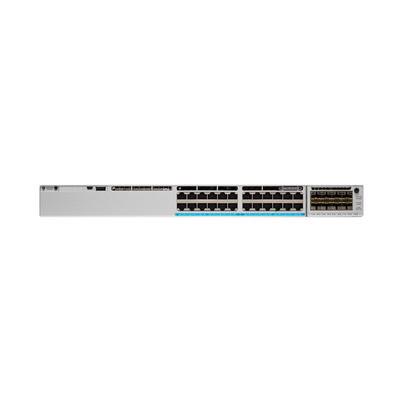 China 24-Port C9200L-24T-4G-E Network Switch with Fixed Redundant Fans and SNMP Function for sale