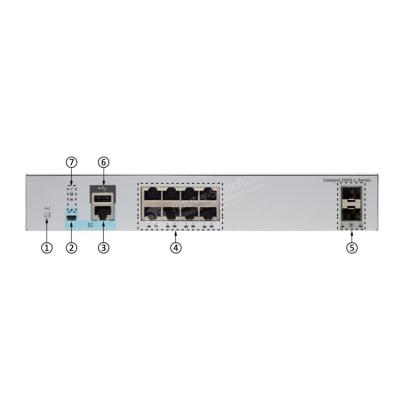 China Managed Switch WS-C2960L-8TS-LL 250G Capacity 8 Port Gigabit Ethernet Network Switches for sale