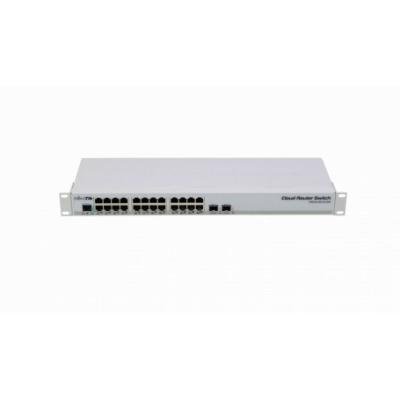 China CRS326-24G-2S RM Dual-Boot Switch with 24 Gigabit Enterprise Switch and FLASH Storage for sale