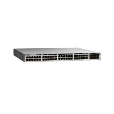 China Efficiently Scalable C9300L-48P-4X-A 9300 48 Port 4X10G Uplinks PoE Network Switches for sale