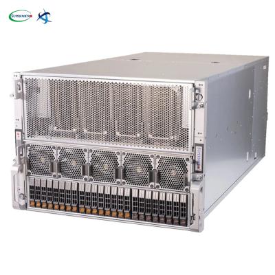 China 8U GPU Server with AMD EPYC 9004 Processors and 8 Onboard GPUs for High Performance Computing for sale