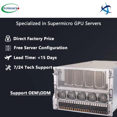 China 8U GPU Server with AMD EPYC 9004 Processors and 8 Onboard GPUs for High Performance Computing for sale