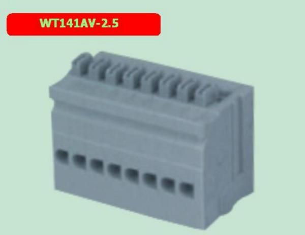 WT142R-5.08/7.62 spring type terminal block pcb spring terminal block factory direct sales