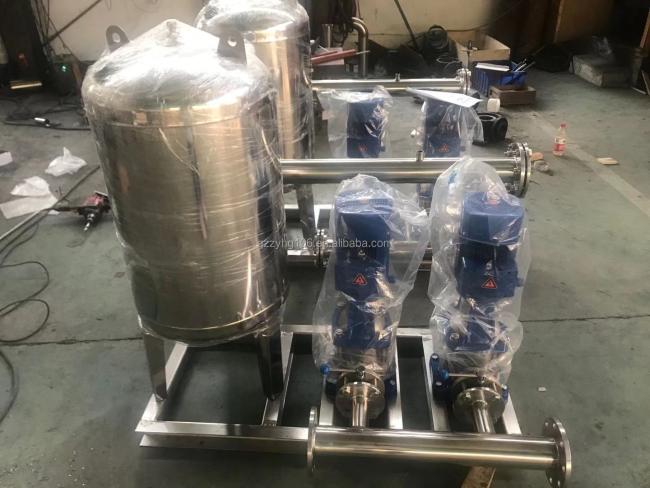 Twin variable speed constant pressure system  for pumping water from river, durable booster pump set