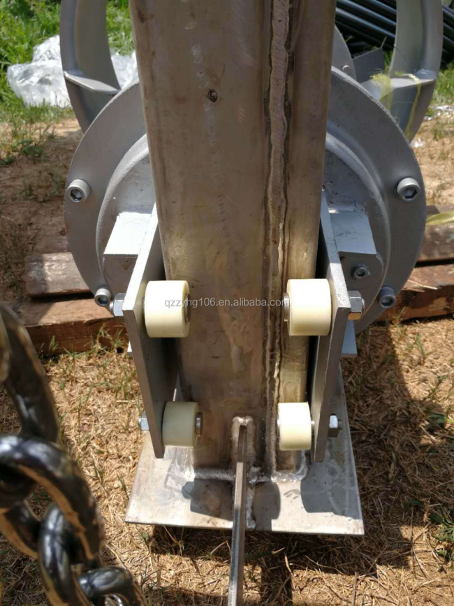 sewage agitator mixer ss304 used for palm oil mil anaerobic pond