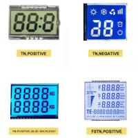 China Customize COB COG 7 Segment Size Monochrome LCD Screen Display Module for sale