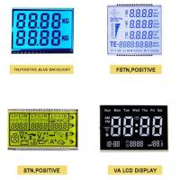 China Customize COB COG 7 Segment Size Monochrome LCD Screen Display Module for sale