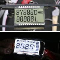 China Customize COB COG 7 Segment Size Monochrome LCD Screen Display Module for sale