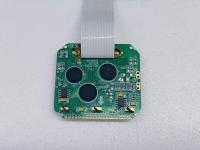 China HTN Green Pin Connect Custom LCD Module DOT MATRIX Display Screen for sale