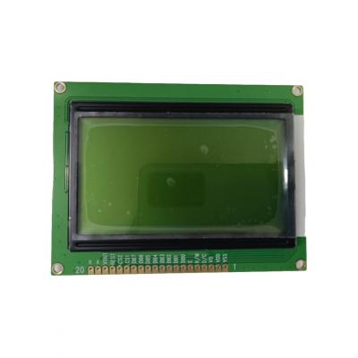 Cina COB STN Monochrome LED Backlight Yellow-green 128*64 Dot Matrix LCD Display Module in vendita