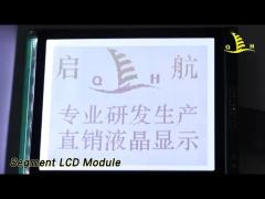 7 Segment LCD Module 5.0V FSTN Material Liquid Crystal With RGB Back Light