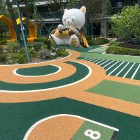 Quality Colored EPDM Granules | UV Resistant Playground Surface for sale