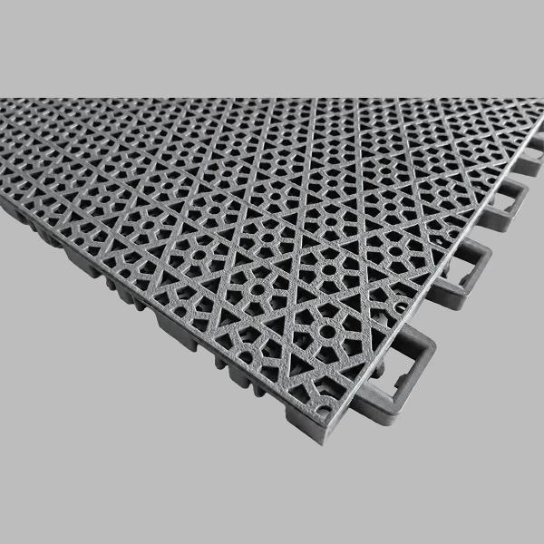 Quality CZ-FC1 Honeycomb Sport Tiles | Non-Slip Interlocking Court Flooring for sale