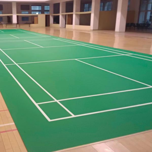 Quality Silicon PU Badminton Court | Shock Absorption & Fast Energy Return for sale