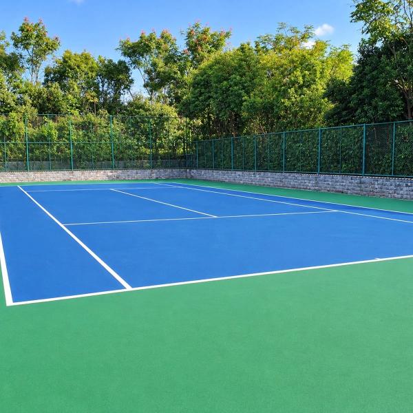 Quality Classic Silicon PU Tennis Court | Consistent Bounce & Anti-UV for sale