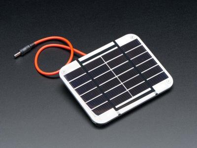 China Small 6V 1W solar panel with embedded mounting screws and waterproof design Adafruit Industries 3809 for sale