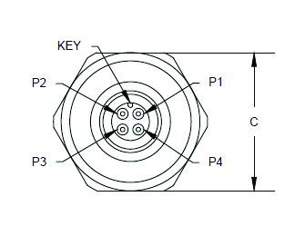 China Hermetic Sealed Amphenol HV201LF-500 Low Frequency Sensor with Case Base Isolation up to 6 Kilovolts for sale