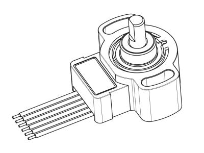 China High resolution magnetic rotary position sensor Amphenol PSC360G2-F1A-C0000-ERA360-05K for industrial for sale