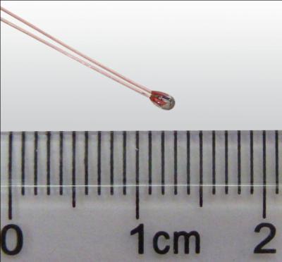 China Glass body thermistor ATI ATH10K1R25T70S offering temperature measurement from minus 40 to 270 Celsius for sale