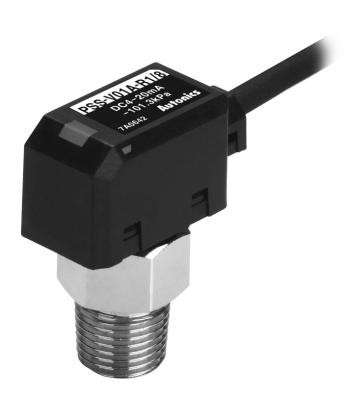 China Voltage output pressure sensor Autonics PSS-1V-R1/8 with polycarbonate housing and nickel plated brass port for sale