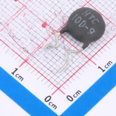 China Electronic temperature sensor DGCX NTC10D-9KBF04E thermistor with inner bent lead and phenolic resin packaging for sale